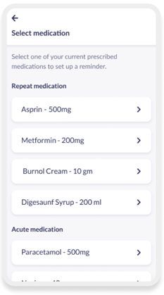 Medication reminders (iOS and Android) | Patient Access Support Portal